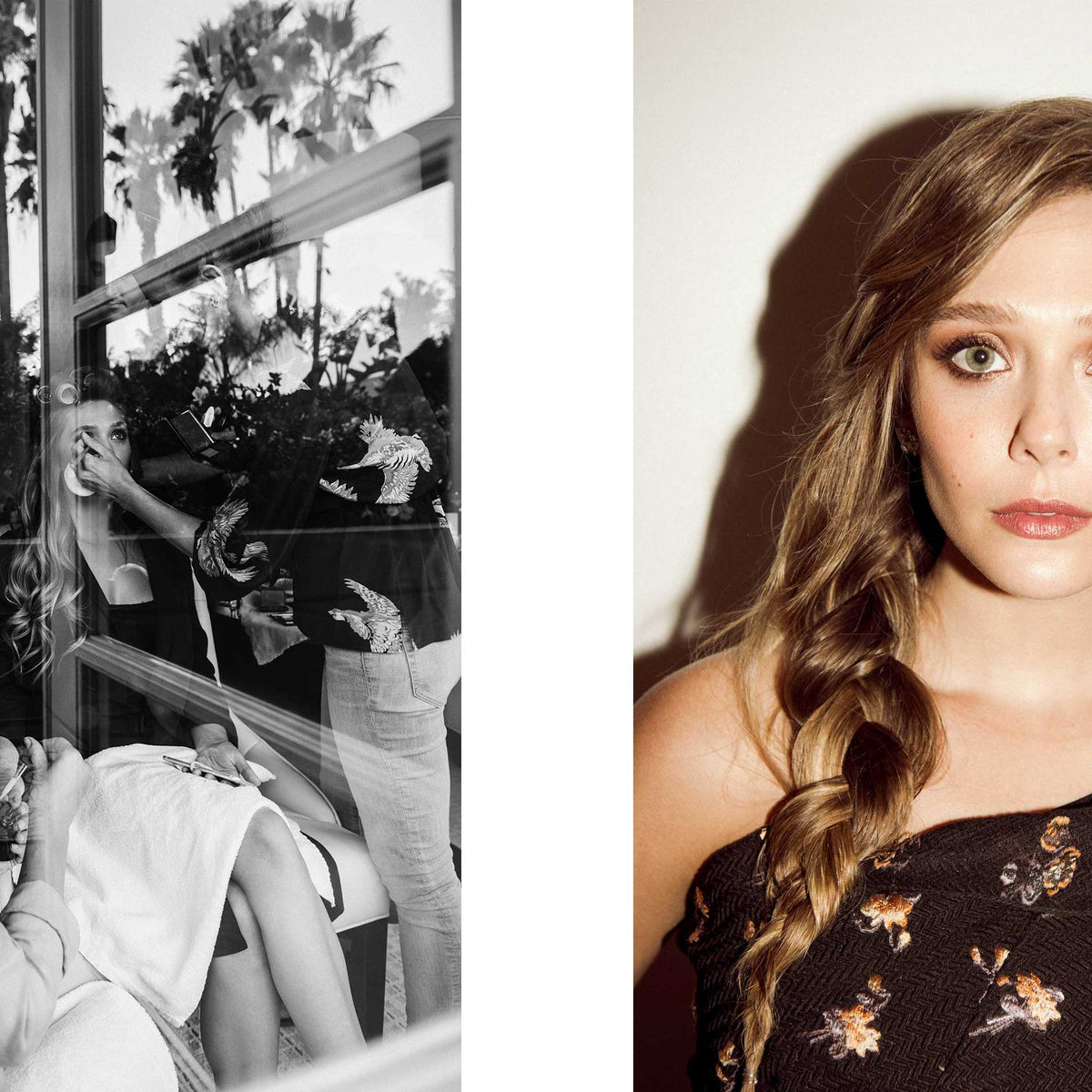 GETTING DRESSED WITH ELIZABETH OLSEN – VIOLET GREY