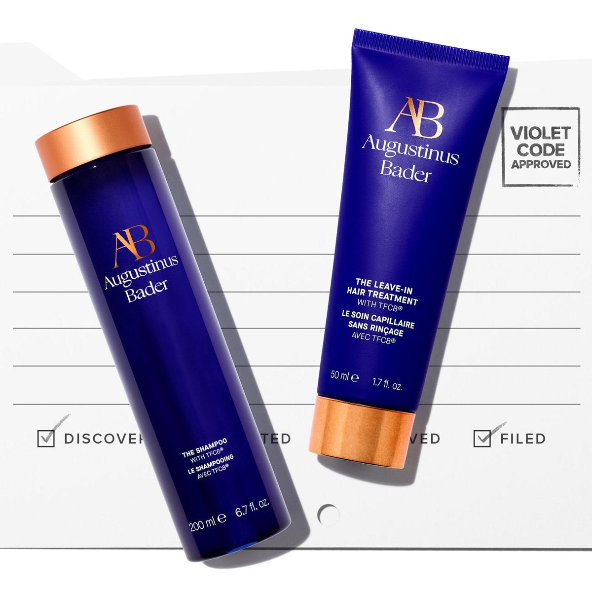 AUGUSTINUS BADER’S THE SHAMPOO & THE CONDITIONER – VIOLET GREY