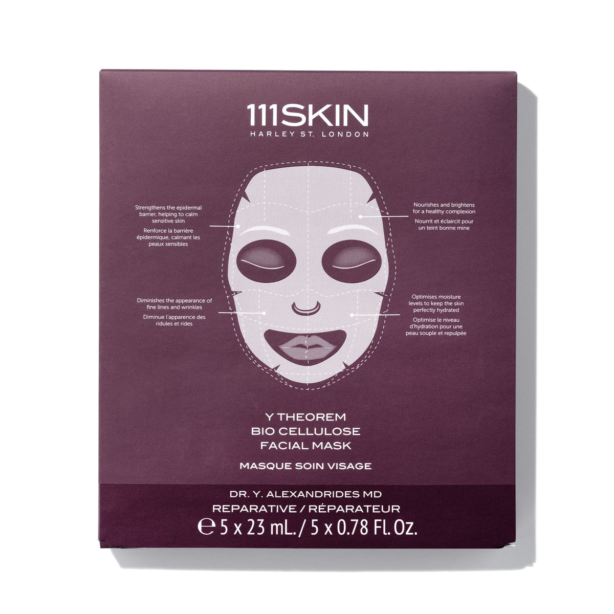 Y Theorem Bio Cellulose Facial Mask – VIOLET GREY