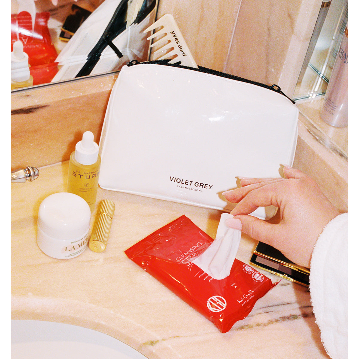 VIOLET GREY Makeup Bag